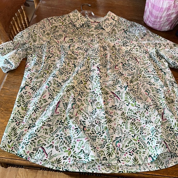 croft & barrow | Tops | Nwt Croft Barrow Button Top Women Xxl Green ...